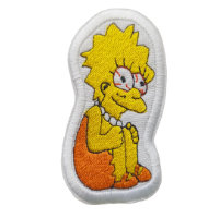 Lisa Simpson loca Parche bordado